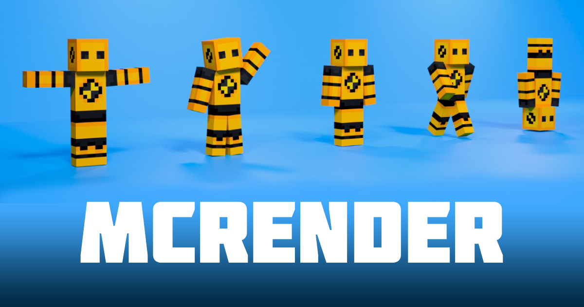 Minecraft Skin Renderprogramma Cinema 4D Minecraft Rendering Fortnite